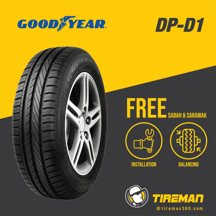 Goodyear DP-D1 175/65R14 Tayar Tire (FREE INSTALLATION/Delivery) SABAH SARAWAK Axia Bezza Saga ...