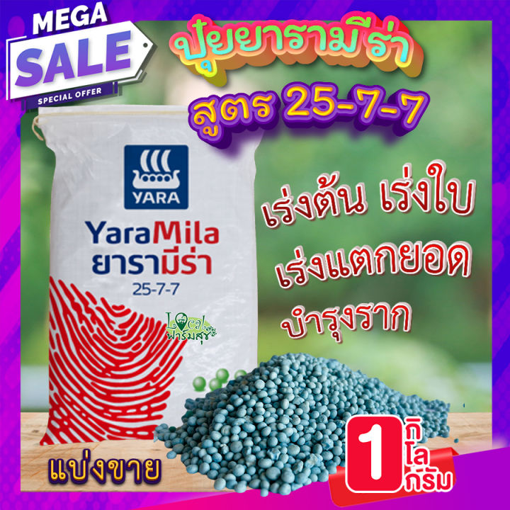 ปุ๋ยยารามีร่า 🍂 สูตร 25-7-7 ขนาด 1 กิโล ปุ๋ยเร่งต้น ปุ๋ยเร่งใบ เร่ง ...