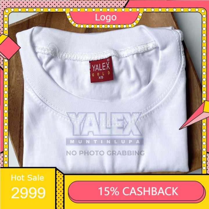 WHITE PLAIN YALEX WHITE T SHIRT ROUND NECK | Lazada PH