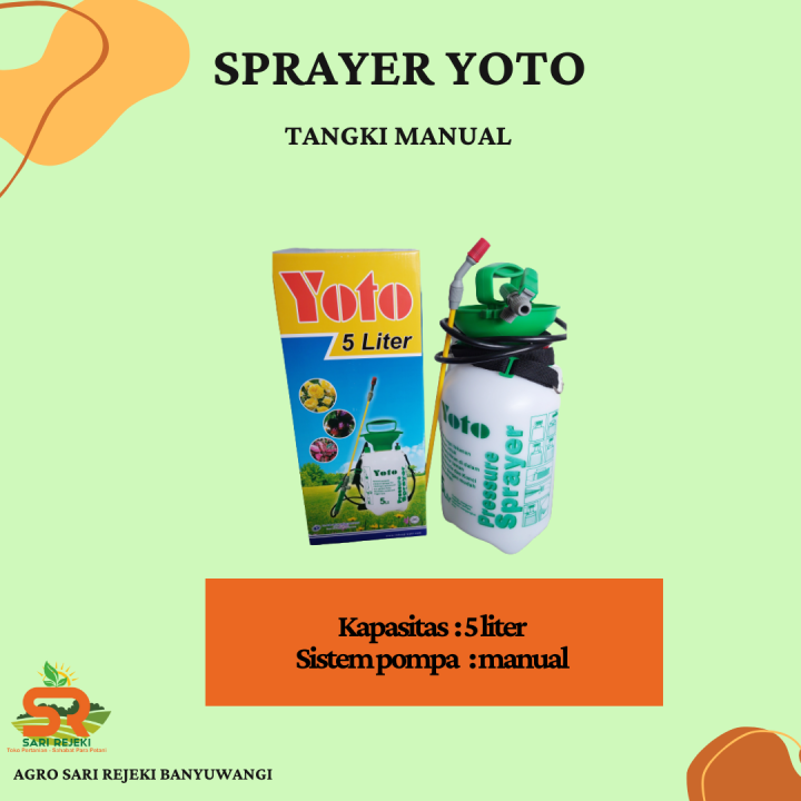 TANGKI SPRAYER alat semprot YOTO 5LITER | Lazada Indonesia
