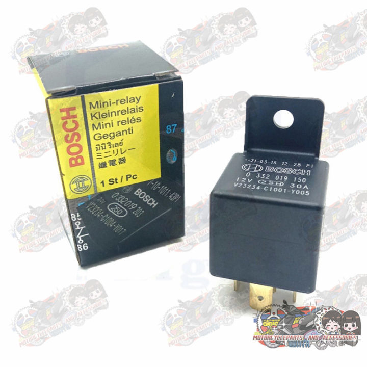 LJ Motorcycle Bosch Relay 12v 30a 5pin | Lazada PH