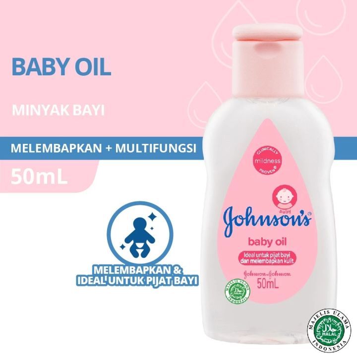 JOHNSON'S Baby Oil - 50ml | Lazada Indonesia