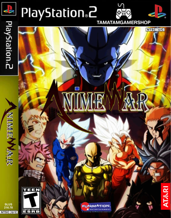 Anime War ps2 mod Dragonball Z BT3 แผ่นเกมส์ps2 เกมDragonball ดราก้อน ...