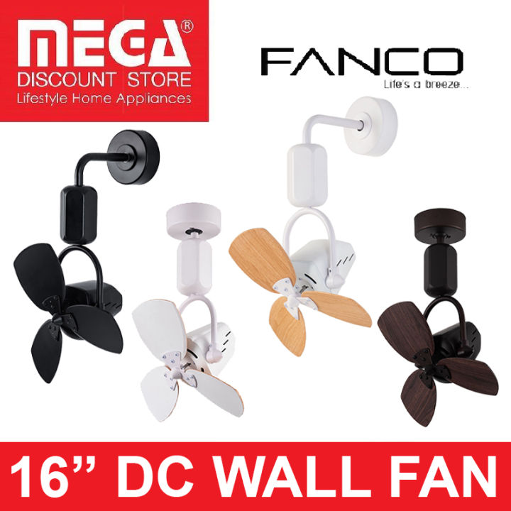 FANCO DONO 16" WALL OR CEILING MOUNT CORNER DC FAN | Lazada Singapore