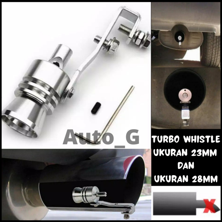 Turbo Whistle Siul Suara Efek Turbo Knalpot Mobil ukuran M dan L ...