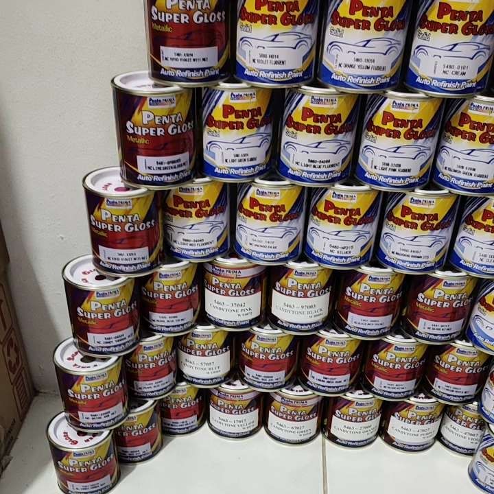 CAT PENTA SUPER GLOSS ISI 200 GRAM KLIK DI VARIAN READY BANYAK WARNA NC ...