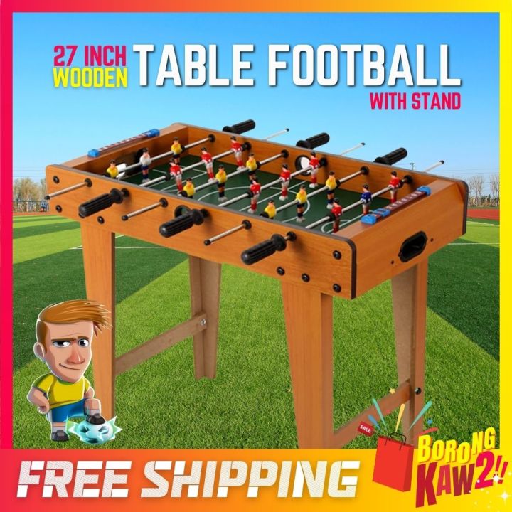 BKK 27 Inch Wooden Table Football Game With Stand Foosball Table Arcade ...