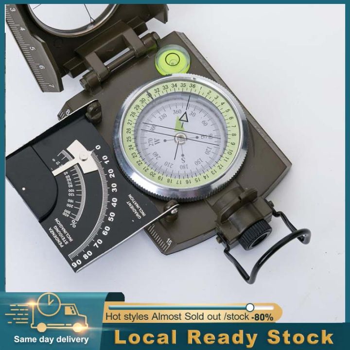 High-precision geological compass inclinometer Multi-function compass Level meter Compass ...