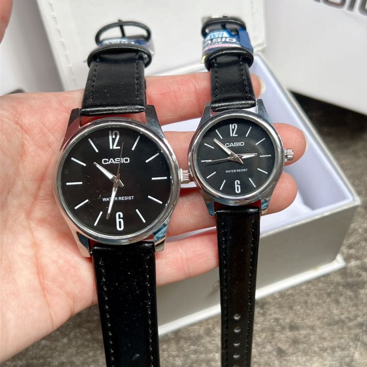 Watchtime นาฬิกาข้อมือแฟชั่นคู่รัก หน้าปัดขนาด 30,38มม. สายหนัง พร้อม ...