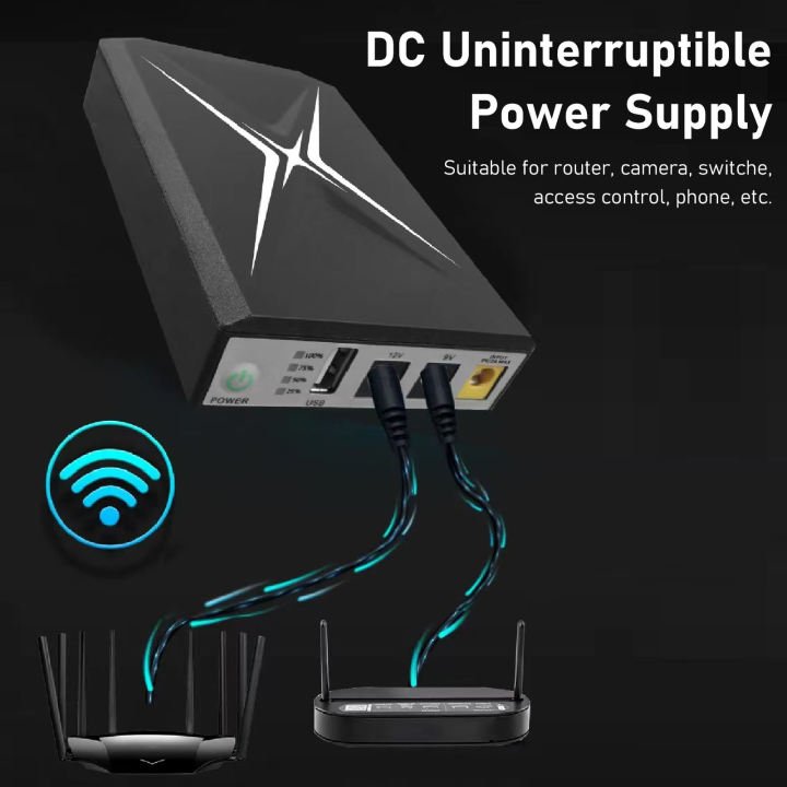 Uninterruptible Power Supply 8800mAh High Capacity Compact UPS System ...