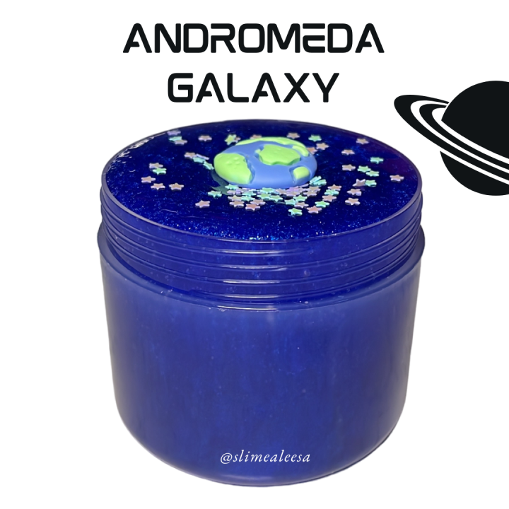 Andromeda Galaxy Slime (clear pigment) | Lazada