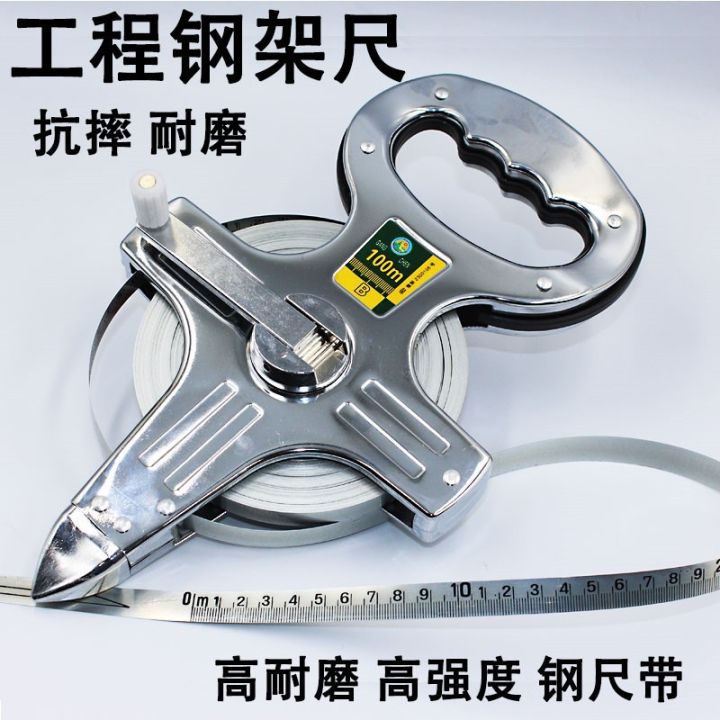 MKR Heavy Duty Stainless Steel Tape Measure Retractable Portable Metric ...