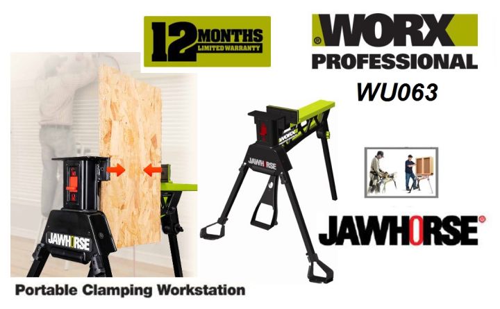 Worx WU063 JawHorse Heavy Duty Multi-Purpose Clamping Workstand | Lazada
