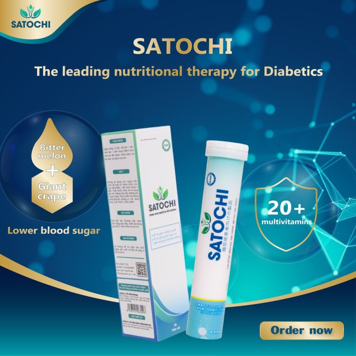 Beautiflies Satochi Tablet Diabetes Satochi Effervescent Tablet (20 ...