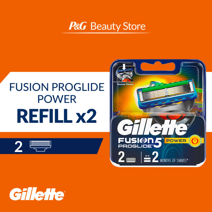 Gillette Fusion ProGlide Flexball Power 2 Razor Blade Refills | Lazada PH