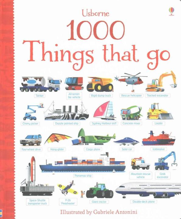 Usborne 1000 Things That Go Book | Lazada Singapore