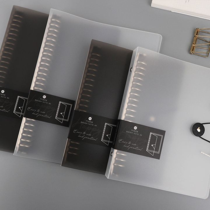 A5/B5 refillable notebook loose leaf binder detachable notebook binder ...