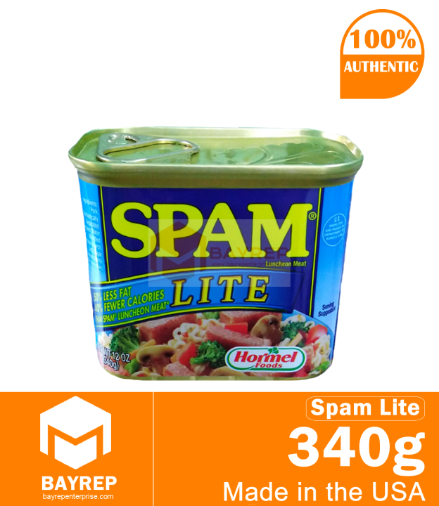 Spam Lite Luncheon Meat | 50% Less Salt, 340g | Lazada PH