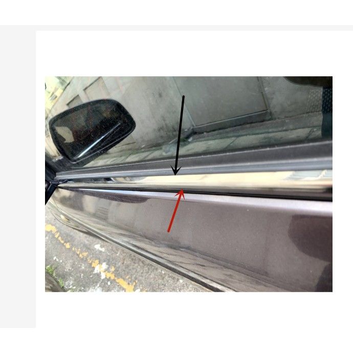 VIVA Window Trim Chrome Lining Door Belt Moulding 4PCS | Lazada