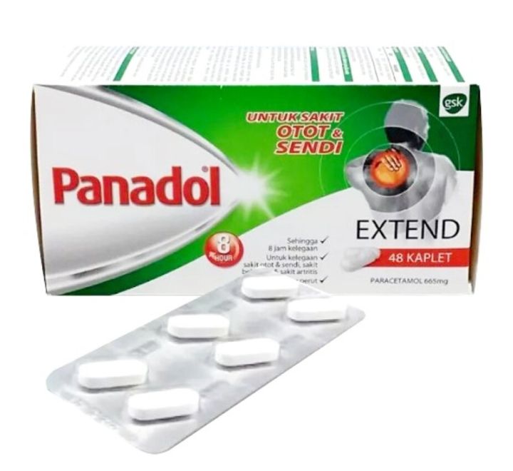 Panadol Extend For Muscle & Joint Pain 48s (8 Strips) | Lazada
