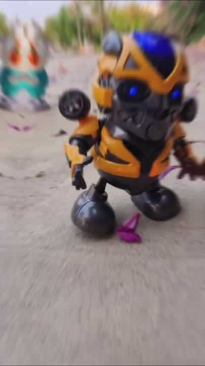 Bumblebee electric sing dance toy dancing robot light music electric ...