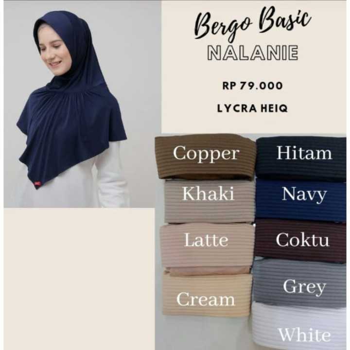ZOYA BERGO KALILA NALANIE HEIQ JILBAB Casua | Lazada Indonesia