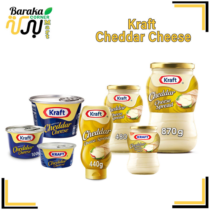 Kraft Cheddar Cheese Spread Original 100g /190g / 480/870g | Lazada