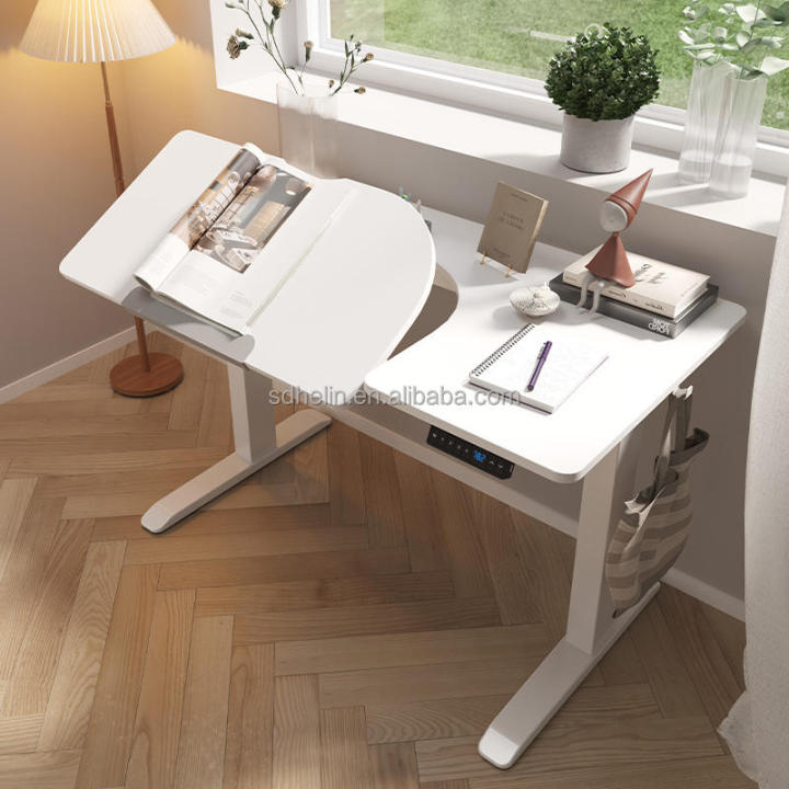 Electric Lifting Home Computer Table Tilt Desktop Children's Height ...