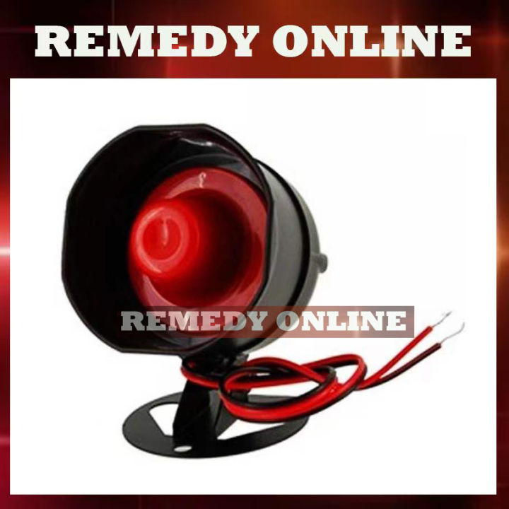 CAR HORN SOUND WARNING ALARM SIREN 6 TONE DC12V 15W MYVI VIVA WIRA WAJA ...