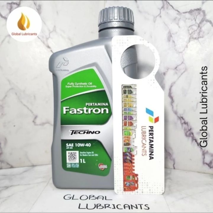 ALL NEW! Fully Synthetic Pertamina Fastron Techno 10W-40 1 Liter (Oli ...