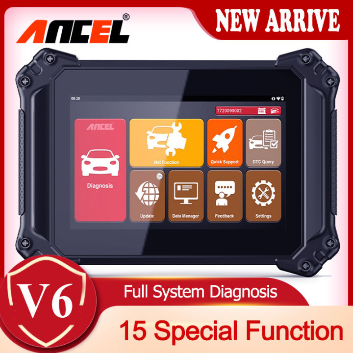 ANCEL V6 PRO Bidirectional Scan Tool OBD2 All System Car Diagnostic ...