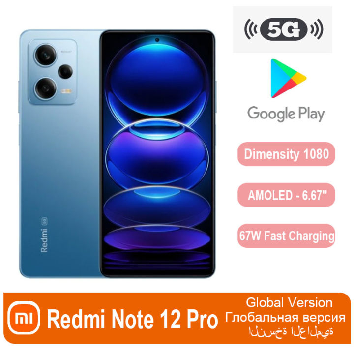 Xiaomi Redmi Note 12 Pro 5G Smartphone 8GB RAM 256GB ROM MediaTek 1080 ...