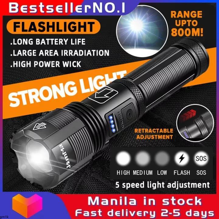 flashlight rechargeable 5-year warranty Tactical Flashlightflashlight ...