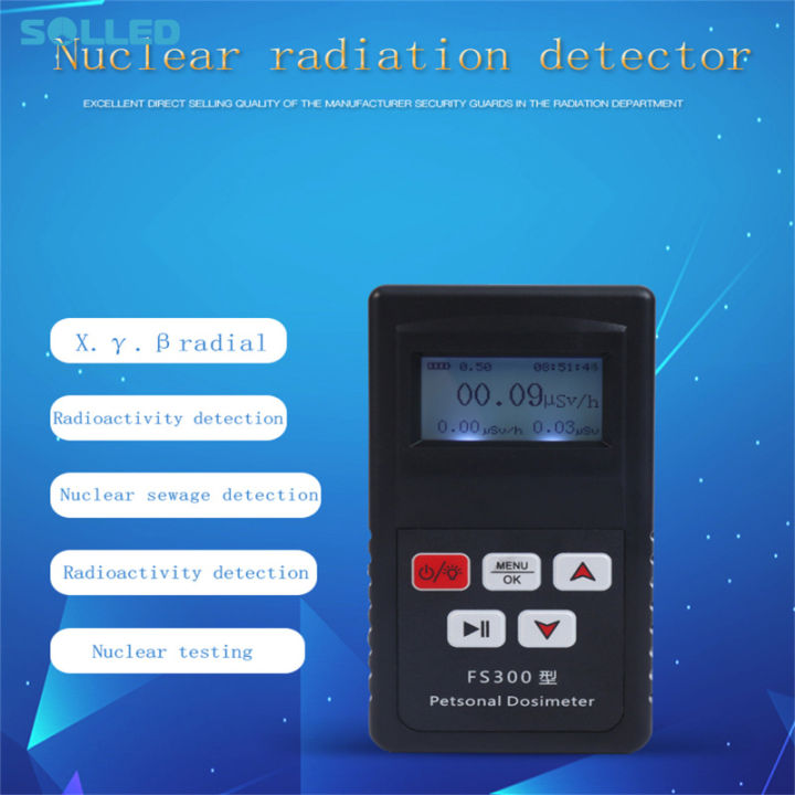 Geiger Counter Nuclear Radiation Detector Dosimeter Portable Beta Gamma ... Geiger Counter Nuclear Radiation Detector Dosimeter Portable Beta Gamma ...