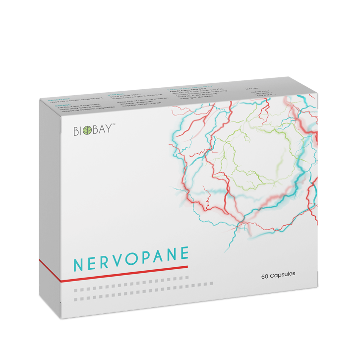 Biobay Nervopane 420mg with Vitamin B Complex Chromium Vitamin D ALA ...