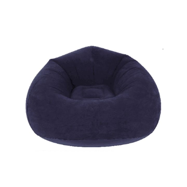 Large Inflatable Sofa Chair Bean Bag Flocking PVC Garden Lounge Beanbag ...