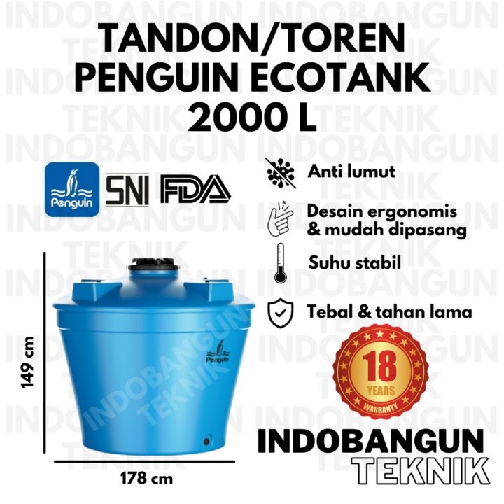 PROMO AKHIR TAHUN Toren Air Tangki Air Tandon Air Penguin Eco Tank ...
