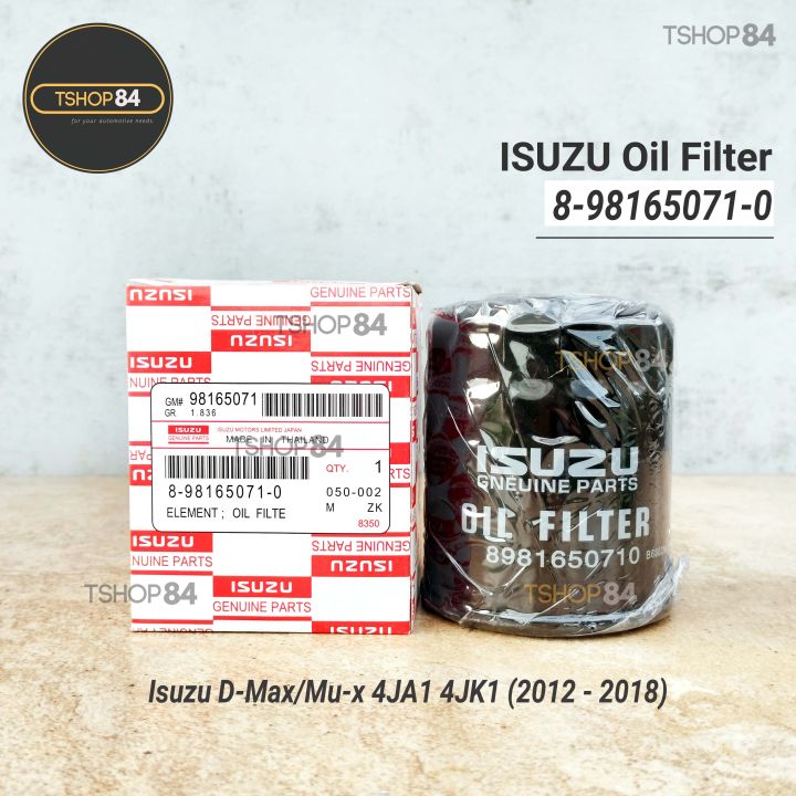 Isuzu Oil Filter DMax Mux 8-98165071-0 (4JA1, 4JK1) 2012-2018 | Lazada PH