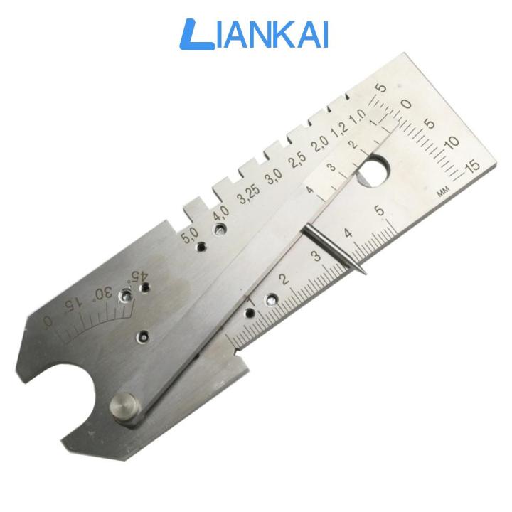 LIANKAI Welding Gauge Measuring Instrument for Depth Gap and Bevel ...