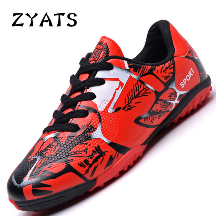 ZYATS New Turf Indoor Soccer Futsal Shoes Men's Outdoor Soccer Shoes ...