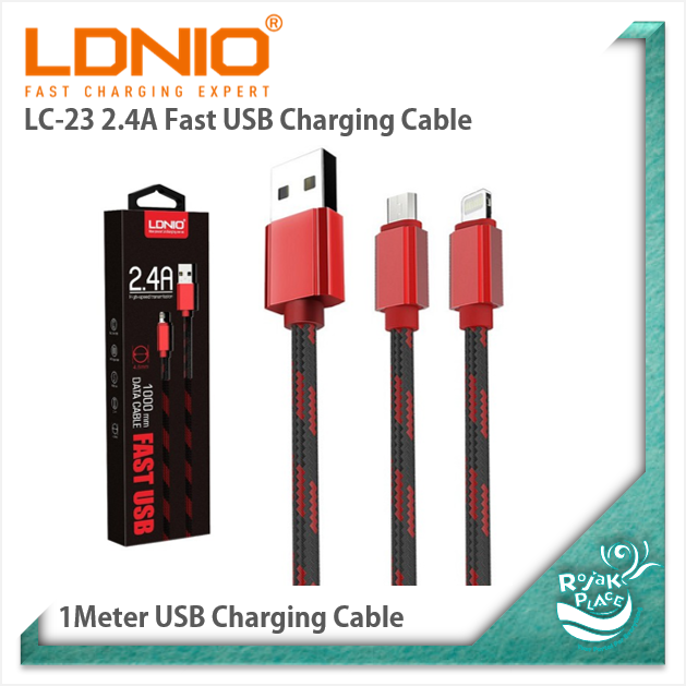 LDNIO LS23 Micro USB (Android) Braided Quick Charge & Fast Data Cable ...