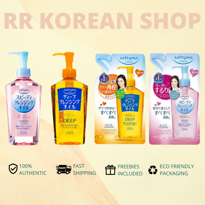 [AUTHENTIC] Kose Softymo Cleansing Oil Bottle and Refill | Lazada PH