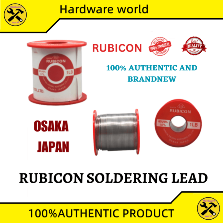 RUBICON SOLDERING LEAD / SOLDER WIRE 250G | Lazada PH