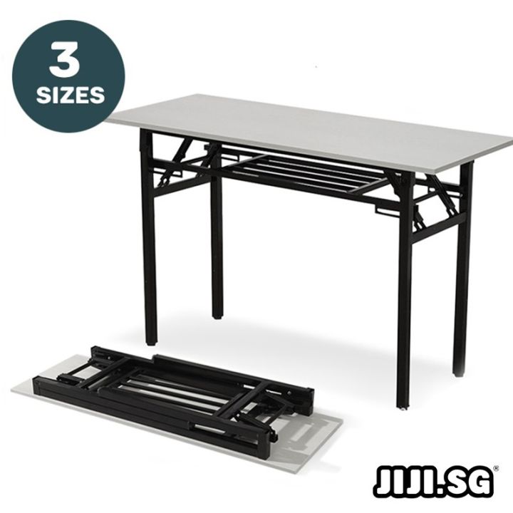 (JIJI.SG) GS Folding Table (Rectangular) / Preassembled Foldable Table GS Table FREE ASSEMBLY ...