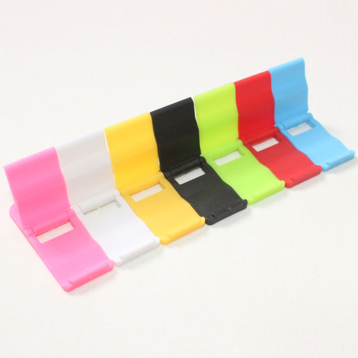 1PC Random Color Mini L Type Phone Stand Plastic Foldable Student Phone ...