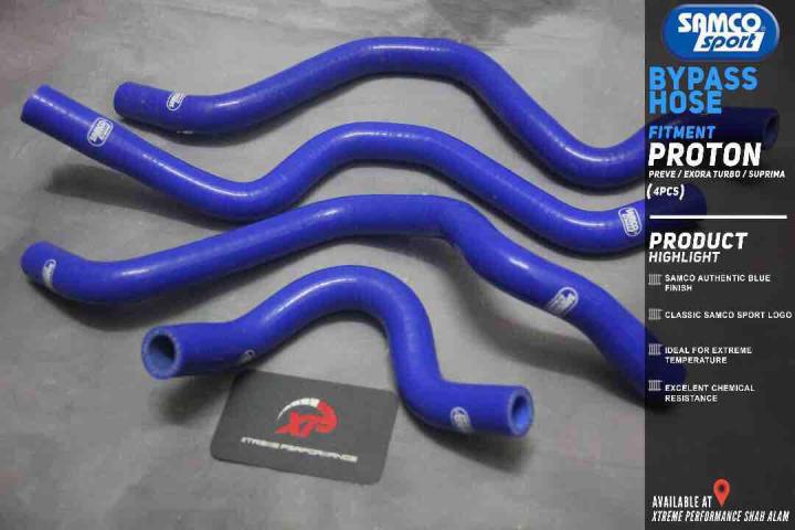 BYPASS HOSE SAMCO SPORT FOR PROTON PREVE SUPRIMA EXORA TURBO ALL BLUE ...