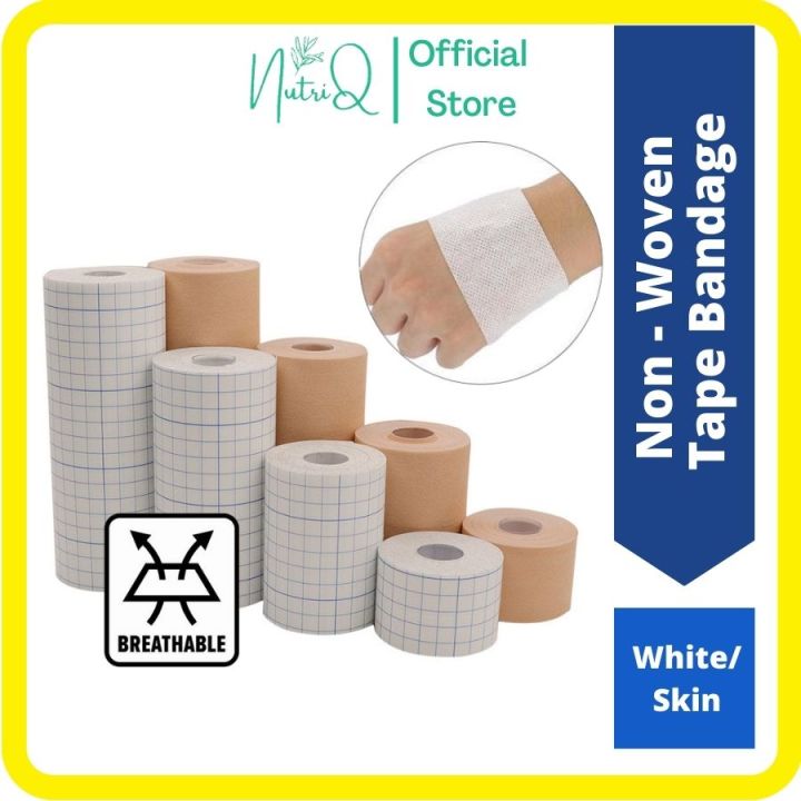 Non-Woven Fabric Wound Dressing Roll First Aid Breathable Medical Tape ...