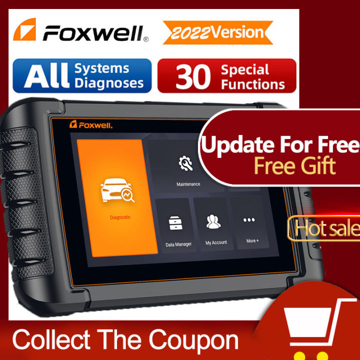 【COD+Freebie】Foxwell NT809 OBD2 Scanner Full System Diagnostic Car ...