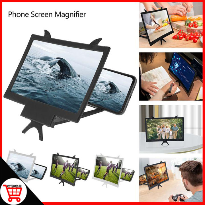 City Goods 3D Curved Phone HD Screen Amplifier Enlarge Mobile Phone ...