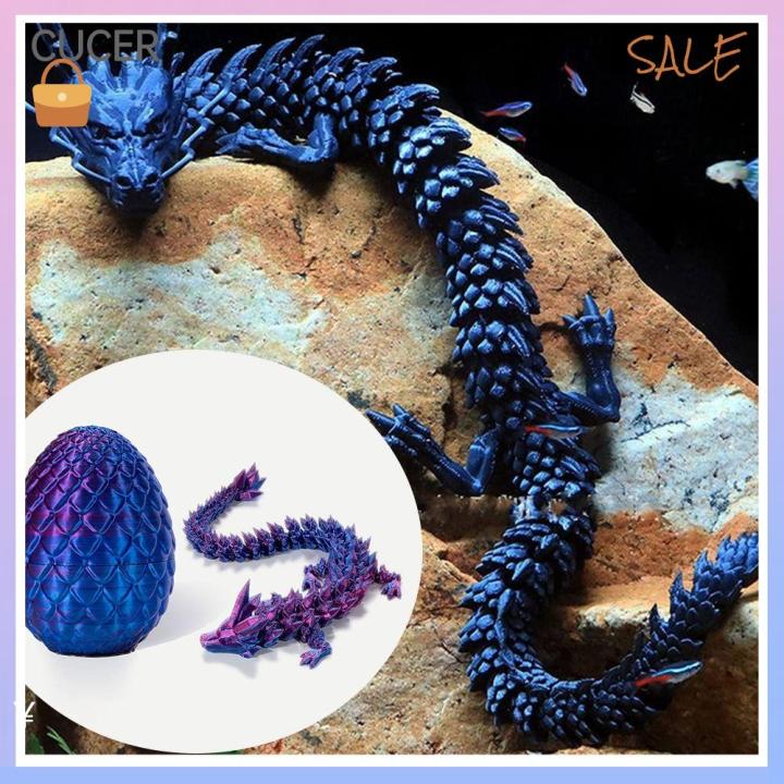 【COD&Ready Stock】3D Printed Articulated Dragon Fish Tank with Dragon ...